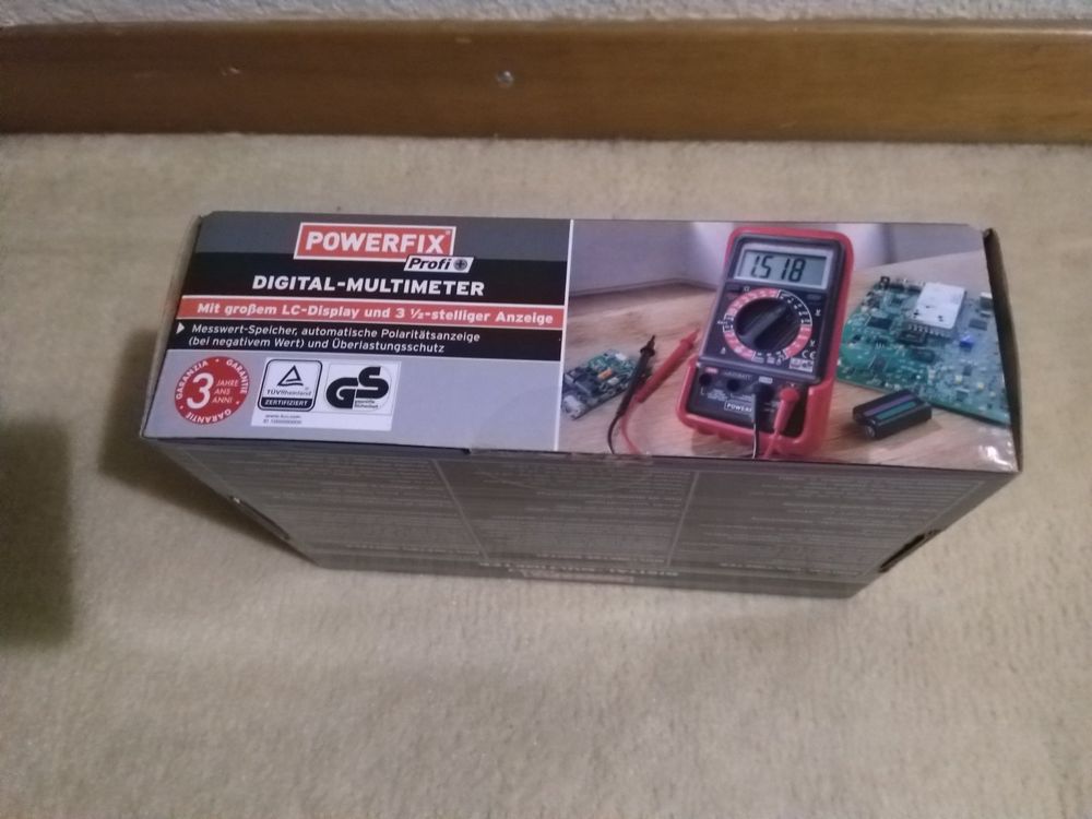 Powerfix Profi Digital-Multimeter neu &ovp (Neu und originalverpackt ...