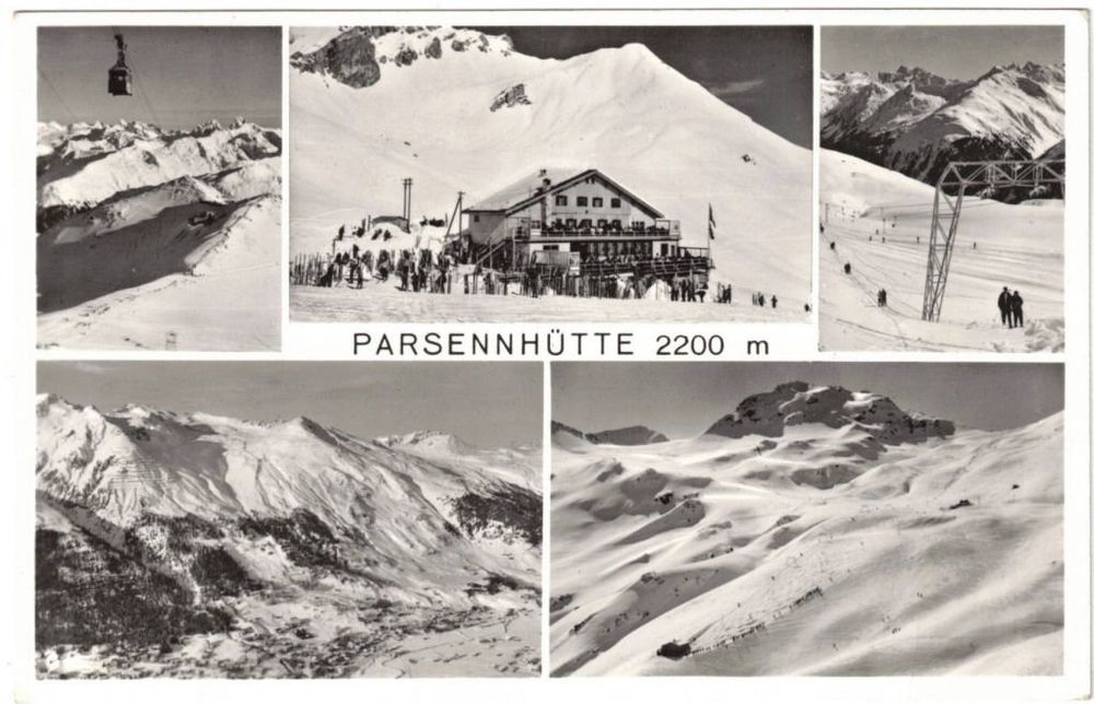 Davos - 5 Bild AK Parsennhütte (Gebraucht) in Binningen für CHF 3 – mit ...