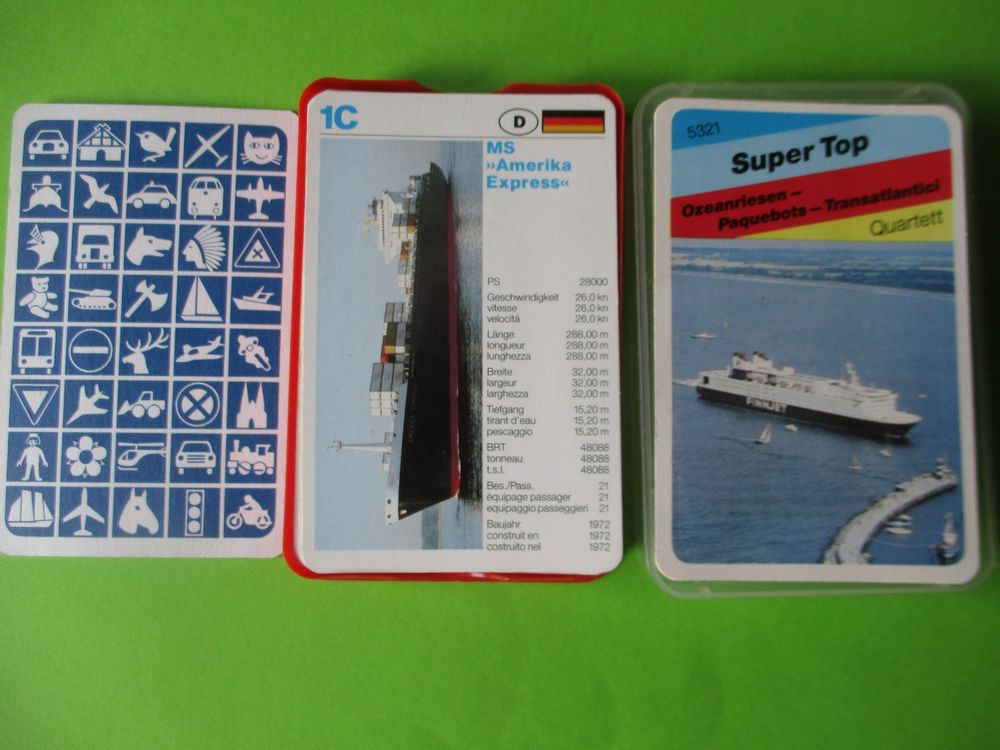 Quartett Schiffe Ozeanriesen (Gebraucht) in Birsfelden für CHF 5 – mit ...