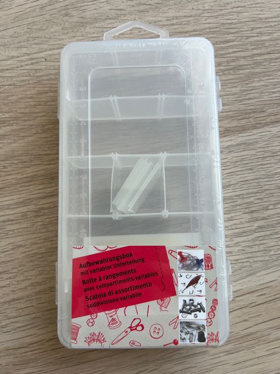 Aufbewahrungsbox mit variabler Unterteilung 16,7x8,8x3,5 cm | Kaufen ...