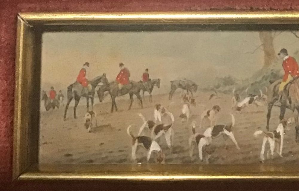 Antike Gemälde Pferden mit Reiter und Jagd Hünde (Gebraucht) in Root für CHF 5 – mit Lieferung ...