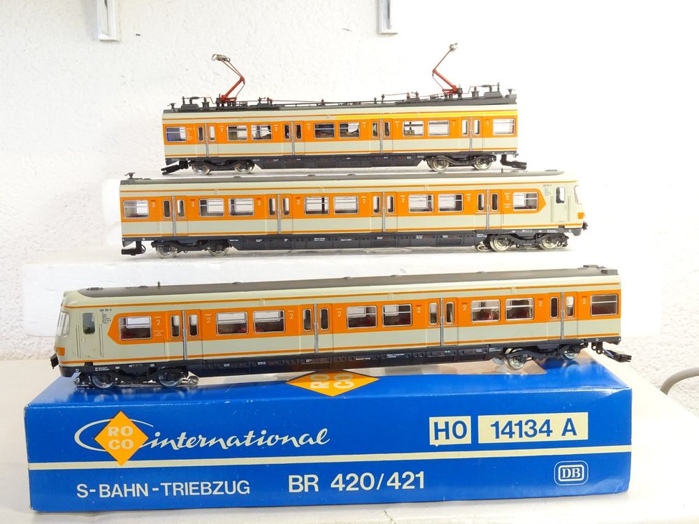 Roco 14134A, S Bahn, 3 teilig, DB, BR420/421, H0,WS/AC,OVP (Gebraucht) in Wohlen für CHF 112 ...