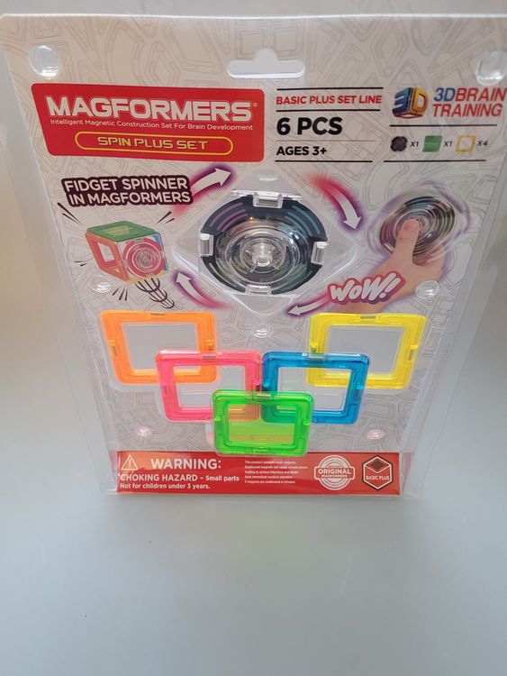 Magformers Spin Plus Set Fignet Spiner 6 magnetische Teile | Kaufen auf ...