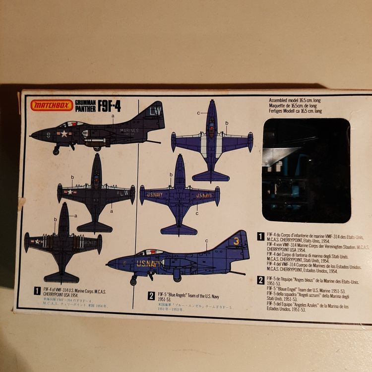 2804 Grumman F9F-4 Panther Matchbox PK-124 (Gebraucht) in Bonstetten ...