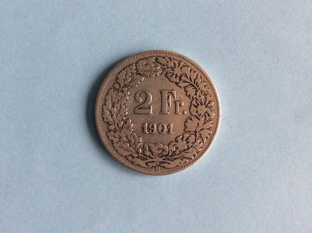 2 francs 1901 Jolie et Rare (D'occasion) à Genève pour CHF 71 – avec ...
