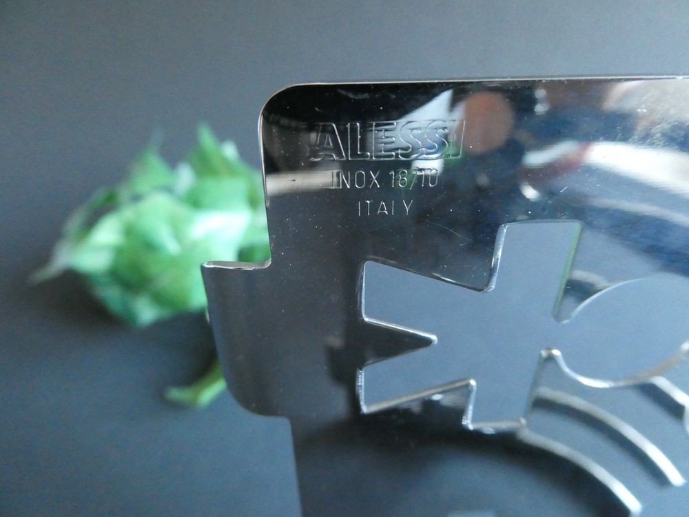 ALESSI Eleganter Toasthalter für 6 Scheiben Design King-Kong (Neu ...
