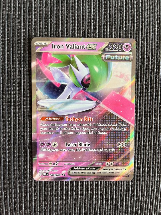 Pokemon Iron Valiant EX Paradox Rift Englisch (Neu (gemäss Beschreibung ...