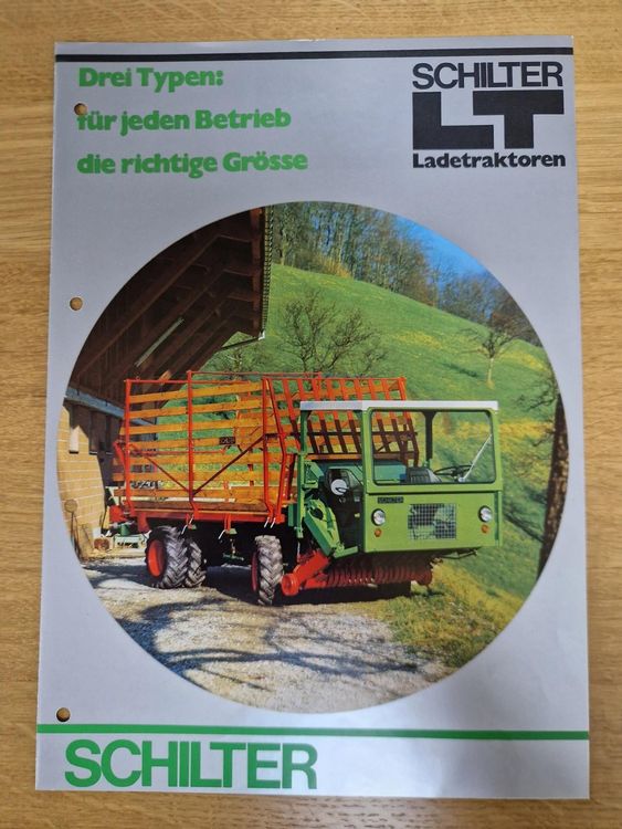 Original Prospekt Schilter LT1, LT2, LT3 Ladetraktoren (Gebraucht) in ...