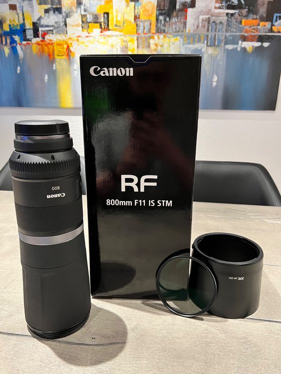 Canon RF 800mm F11 inkl Lenshood, UV Filter und OVP (Gebraucht) in ...