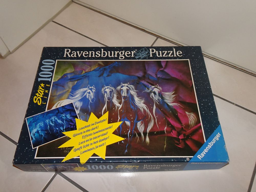 Ravensburger Puzzle, 1000 Teile, Traumpferde, leuchtet | Kaufen auf Ricardo