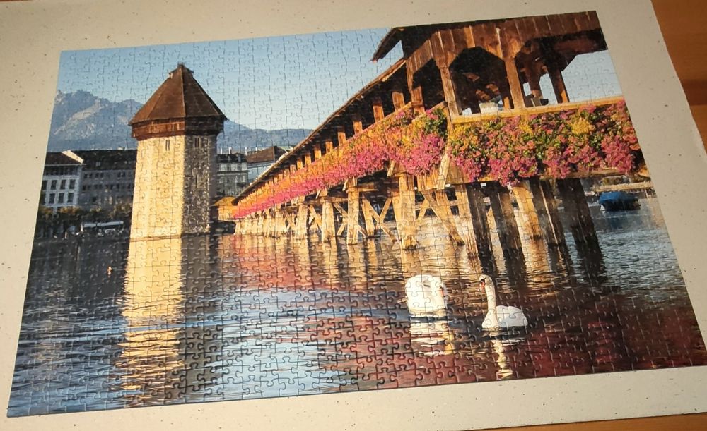Ravensburger Puzzle 1000 Teile/Luzerner Kapellbrücke | Kaufen auf Ricardo