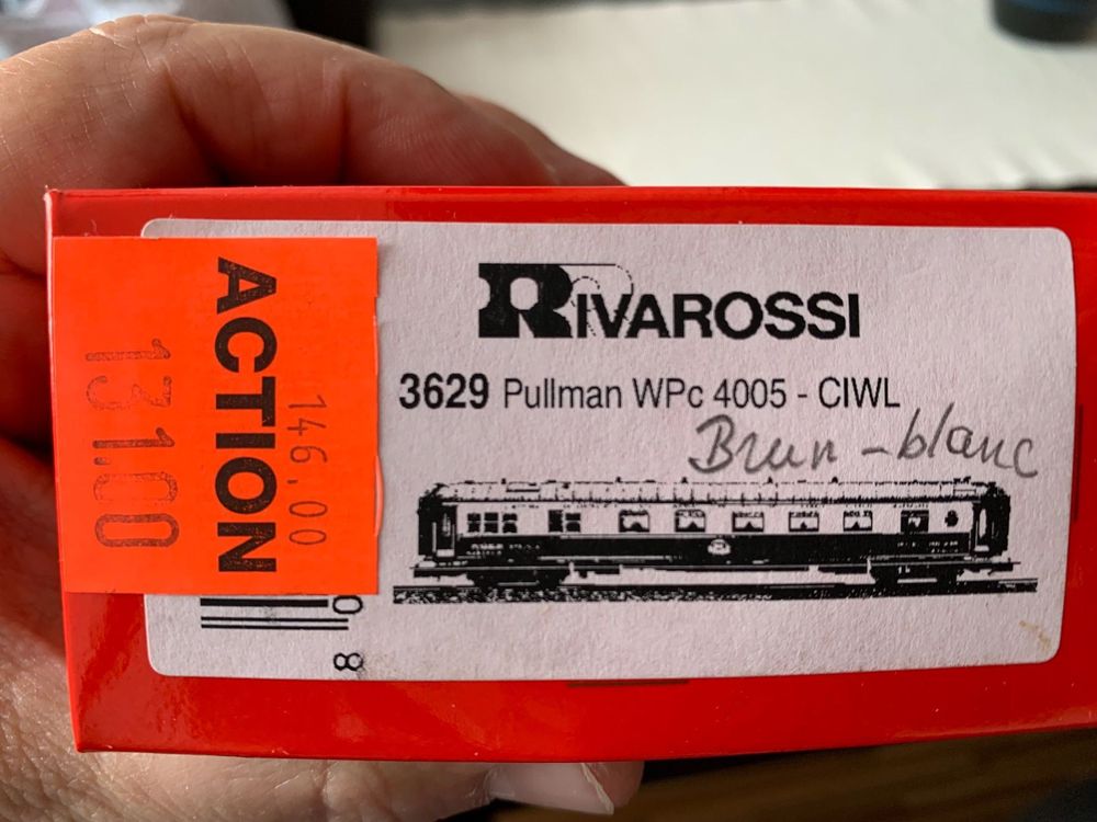Rivarossi 3629 Pullman C.I.W.L. (Neu und originalverpackt) in Les Avanchets für CHF 40 – mit ...