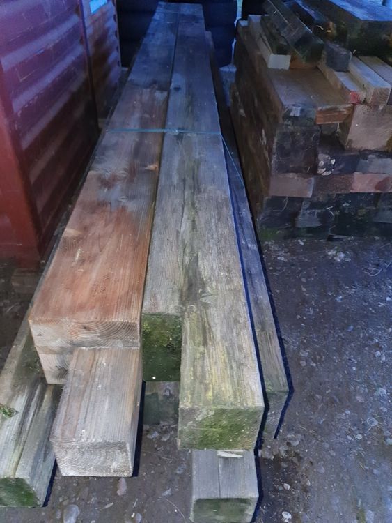 Holzbalken 11 Stück (Gebraucht) in Dagmersellen für CHF 70 – nur ...