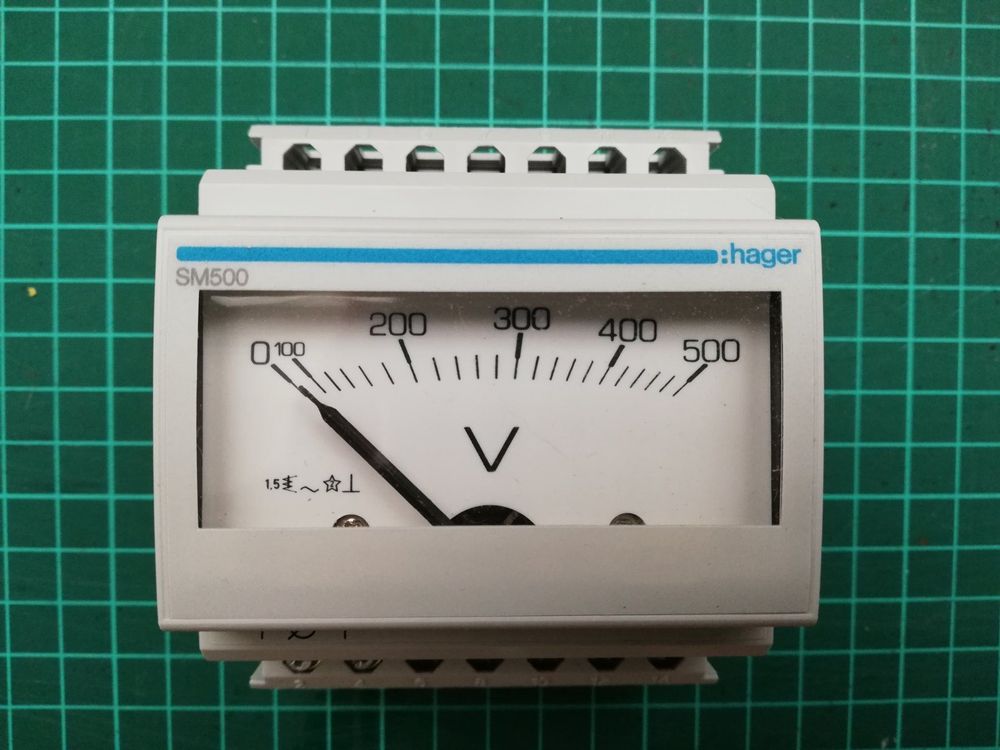 Hager Voltmeter analog 0-500 V • SM500 | Kaufen auf Ricardo