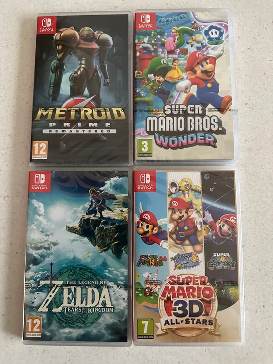 Mario 3D, Zelda, Wonder, Prime (Neu und originalverpackt) in Vordemwald ...