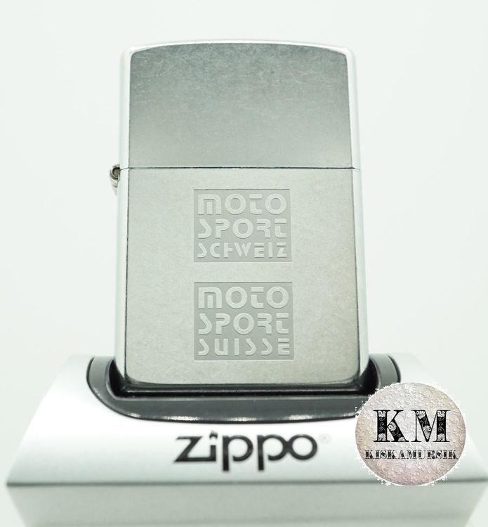 ZIPPO® MOTO SPORT SCHWEIZ - EMBOSSED - 2002 - UNGEZÜNDET | Kaufen auf Ricardo