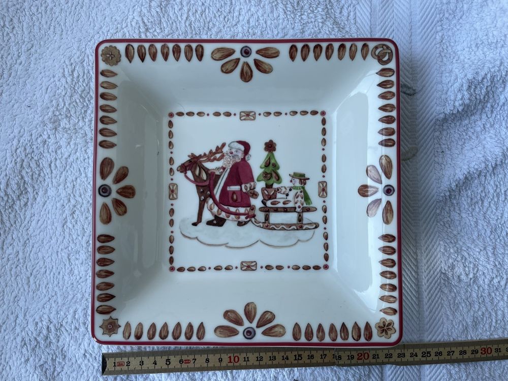 Winter Weihnacht Teller quadratisch Villeroy & Boch NEU (Neu (gemäss ...