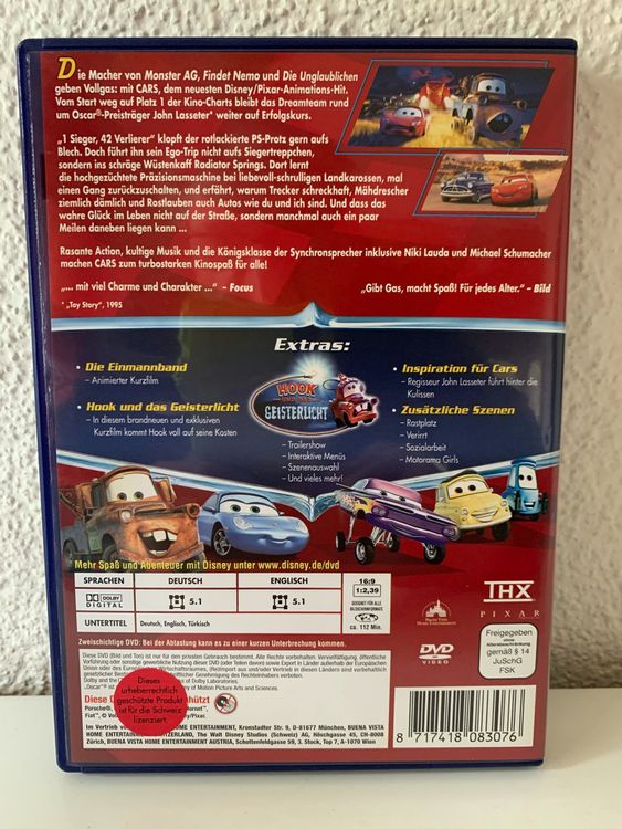 Cars - DVD | Kaufen auf Ricardo