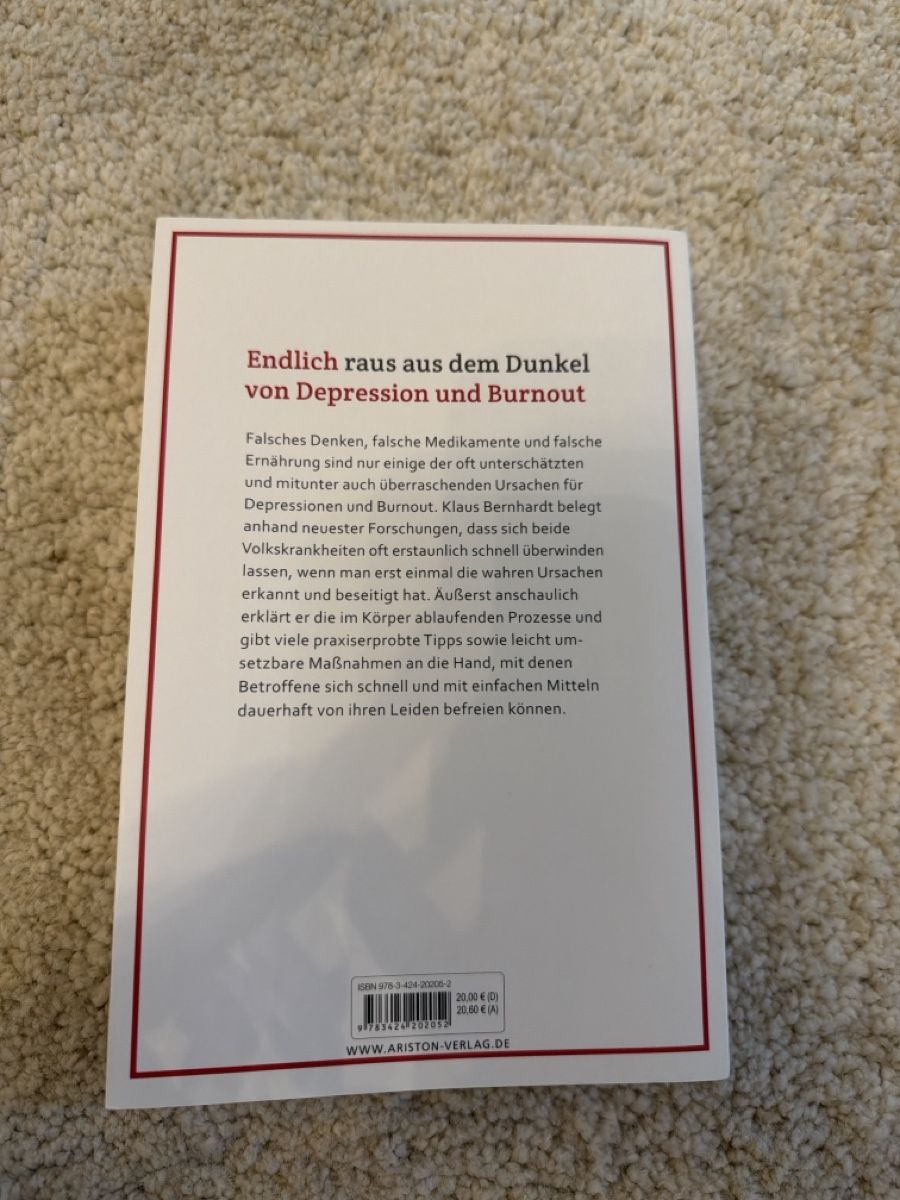 Depression und Burnout loswerden - Klaus Bernhardt Top! (Neu (gemäss ...