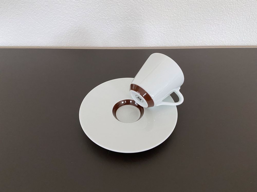 Nespresso Espressotasse weiss / braun RITUAL Collection (Gebraucht) in ...