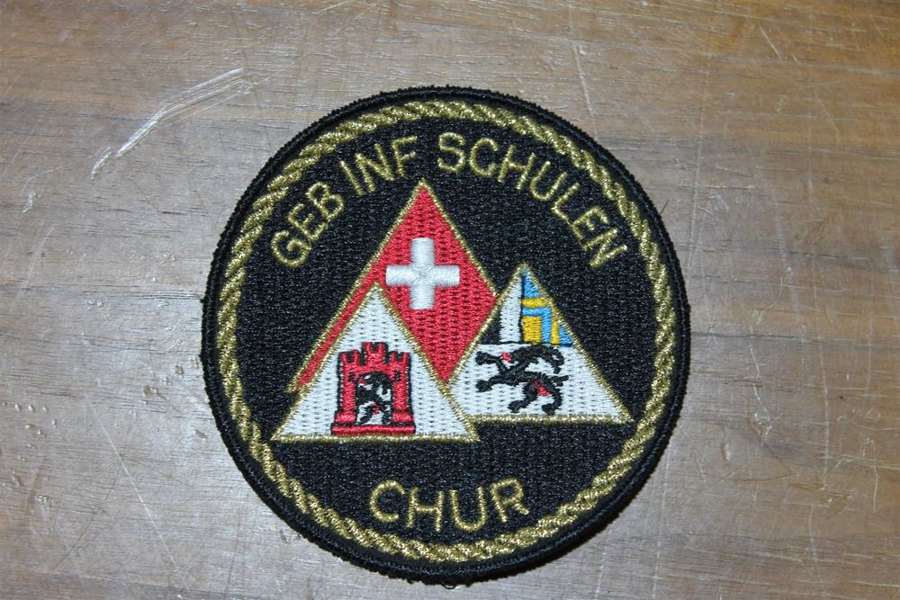 Geb Inf Schulen Chur, Stab Gold, Badge | Kaufen auf Ricardo