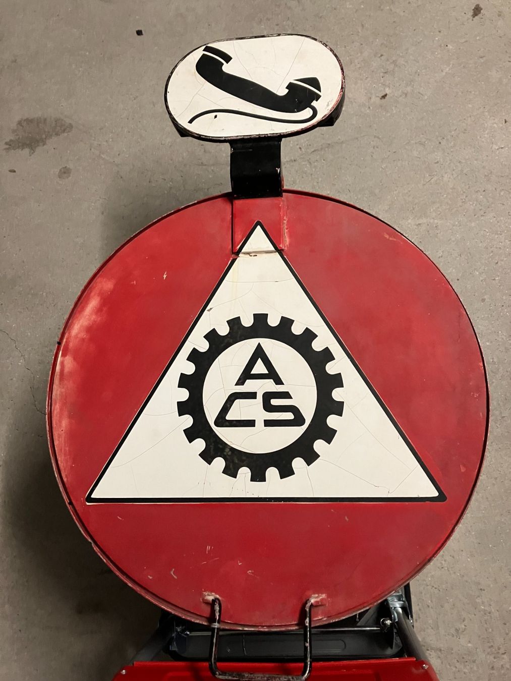 ACS Notrufsäule original mit speziellem Telefon, für Sammler (Gebraucht ...