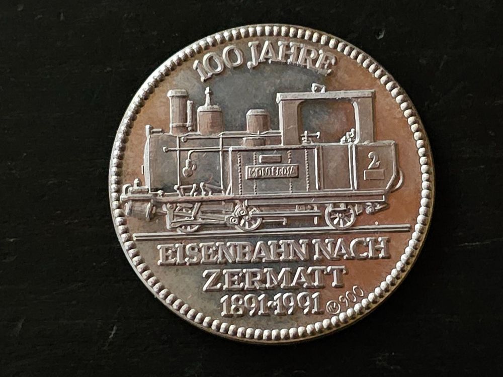 100 Jahre Eisenbahn nach ZERMATT 1891-1991 (Gebraucht) in la neuveville für CHF 62 – mit ...