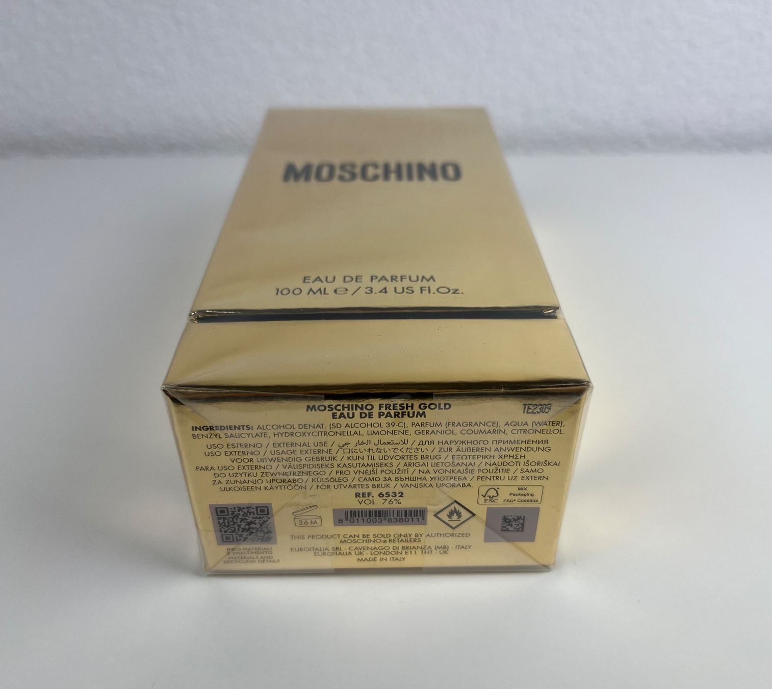 Moschino Gold Fresh Couture Eau de Parfum 100ml (Neu und ...