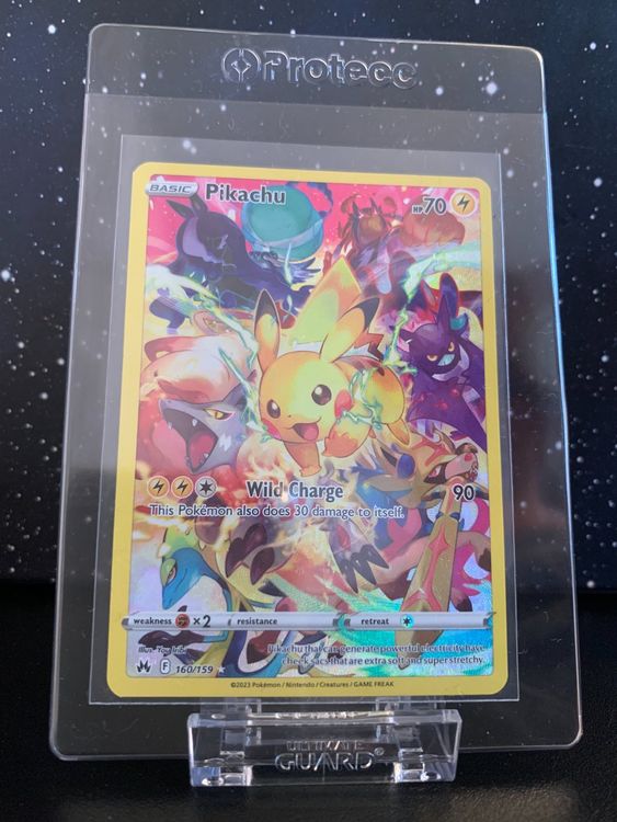 PIKACHU | SECRET RARE | CROWN ZENITH | CRZ 160 | POKEMON | Kaufen auf ...