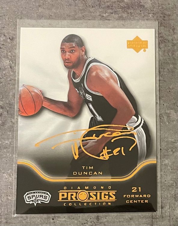 NBA Tim Duncan Pro Sigs Card (Neu (gemäss Beschreibung)) in Muttenz für ...