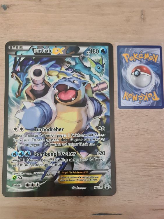 Xxl Pokémonkarte Turtok EX Promo XY122 | Kaufen auf Ricardo
