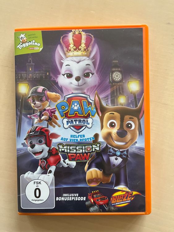 DVD Paw Patrol - Helfer auf vier Pfoten Mission Paws (Gebraucht) in ...