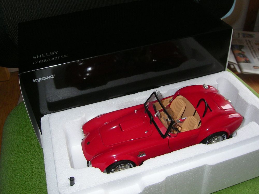 Shelby Cobra 427 S/C Spider rot 1:18 Kyosho FABRIKNEU (Neu und ...