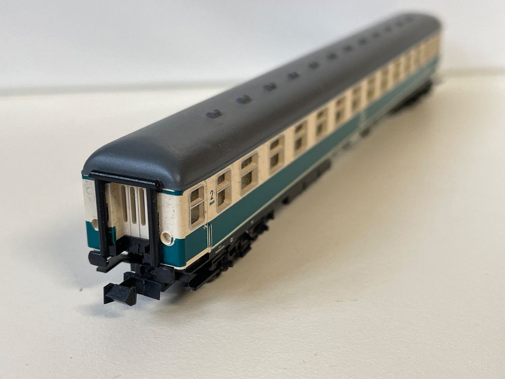 Minitrix 3112 Schnellzugwagen 2. Klasse DB beige/türkis (Gebraucht) in Wilderswil für CHF 15 ...