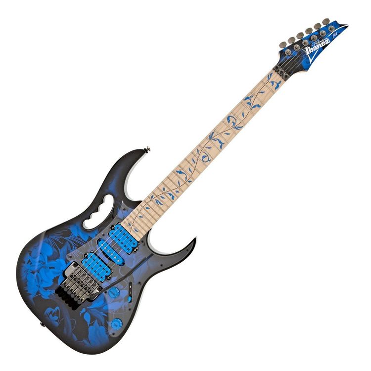 EGitarre IBANEZ JEM77P Steve Vai Premium Floral Blue | Kaufen auf Ricardo