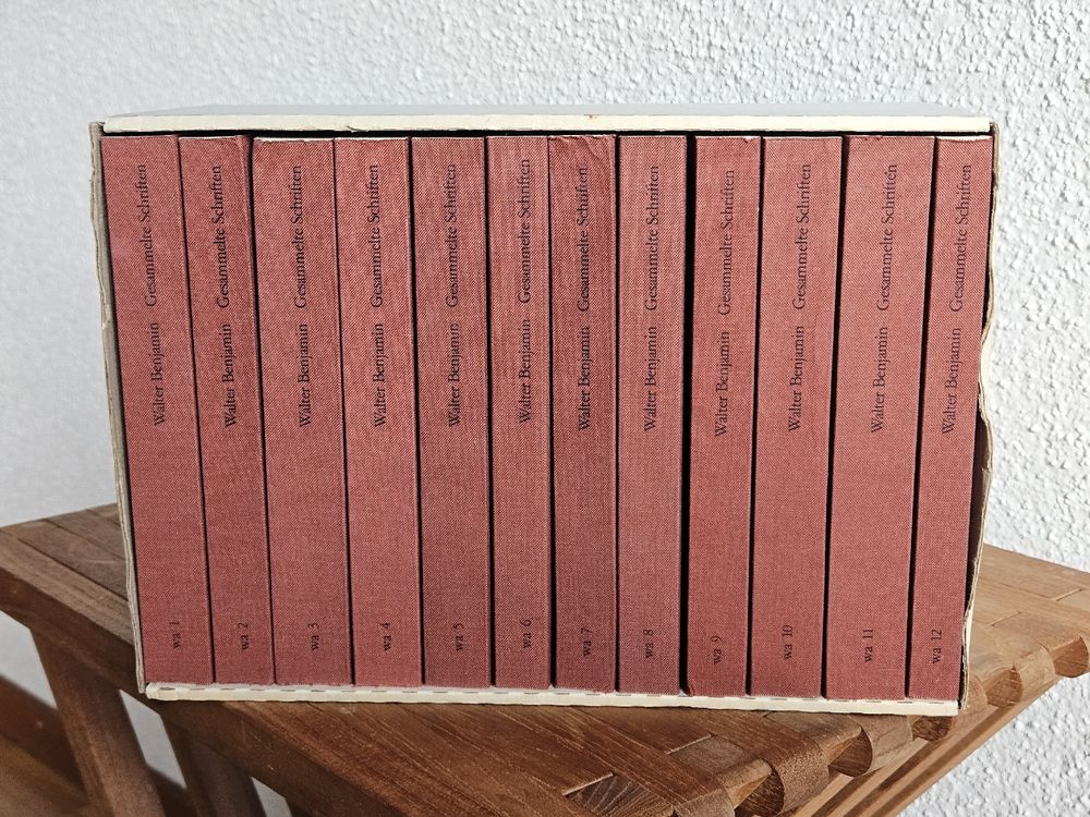 Walter Benjamin Werkausgabe 12 Bde., Suhrkamp 1980 | Kaufen auf Ricardo