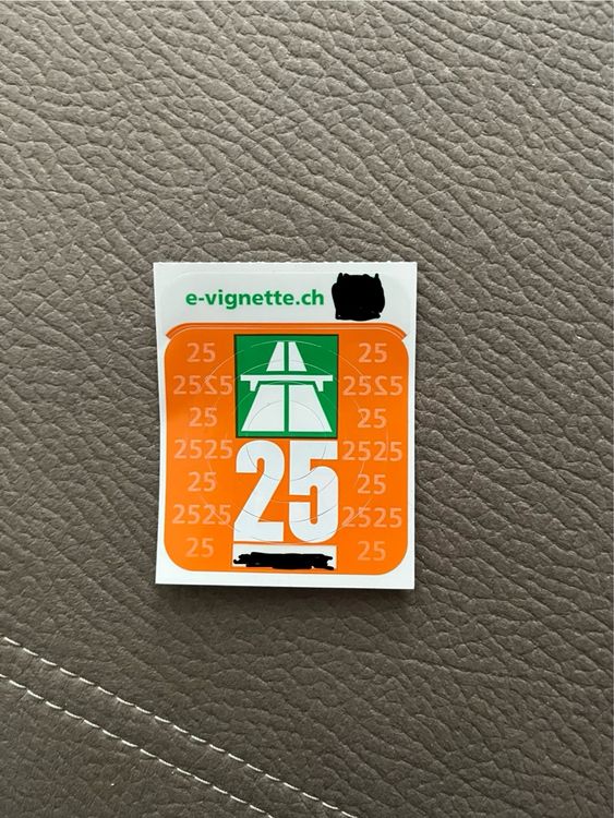 Auto Vignette 25 (Neu und originalverpackt) in Safenwil für CHF 36 ...