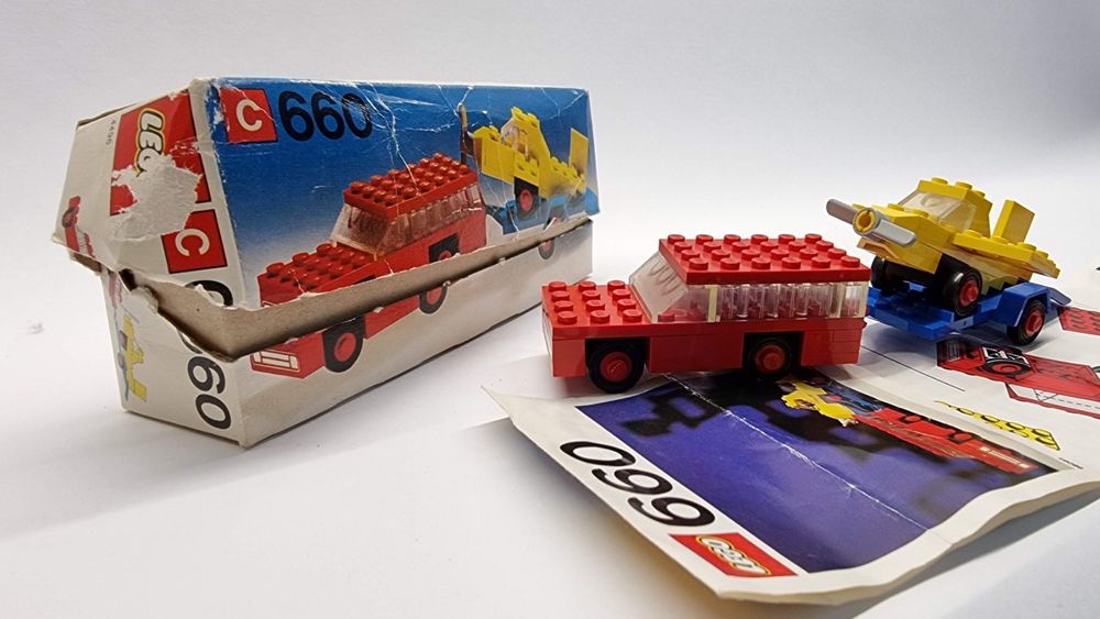 LEGO Vintage aus den 70er Jahren, 660 Auto mit Flugzeug (Gebraucht) in ...