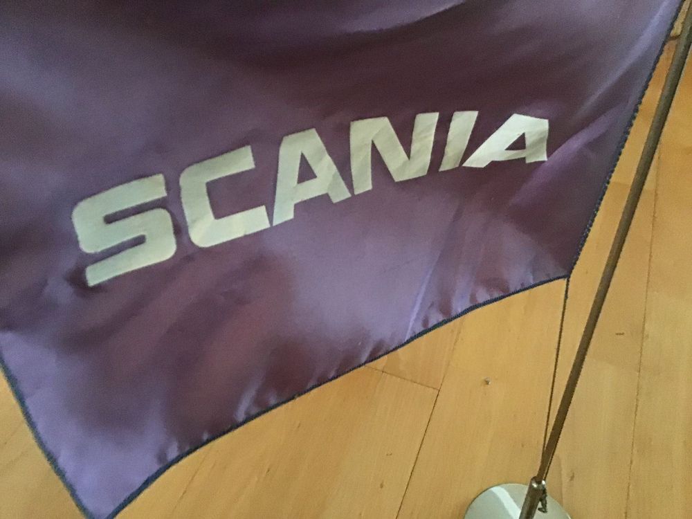 Alter SCANIA LKW Werbewimpelständer | Kaufen auf Ricardo