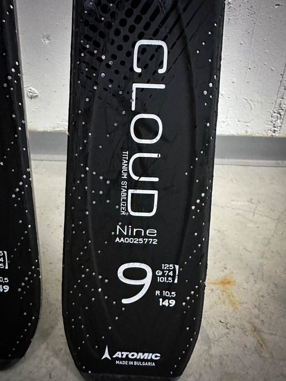 Atomic Cloud 9 - Carving Ski - inkl. passende Skistöcke (Gebraucht) in für CHF 180 – mit ...