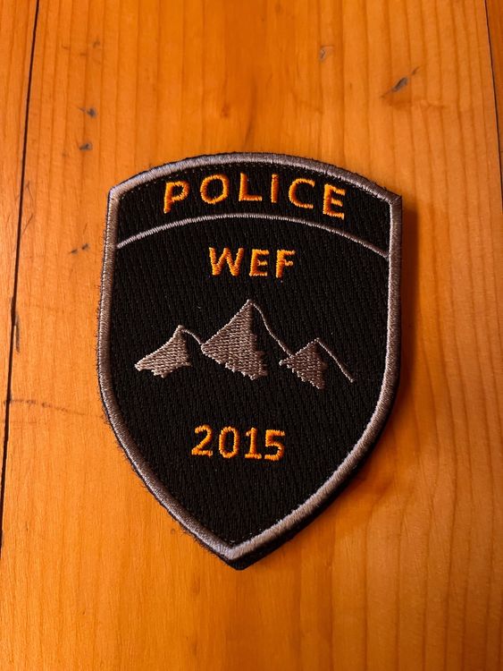 Polizei WEF Badge Patch Police | Kaufen auf Ricardo