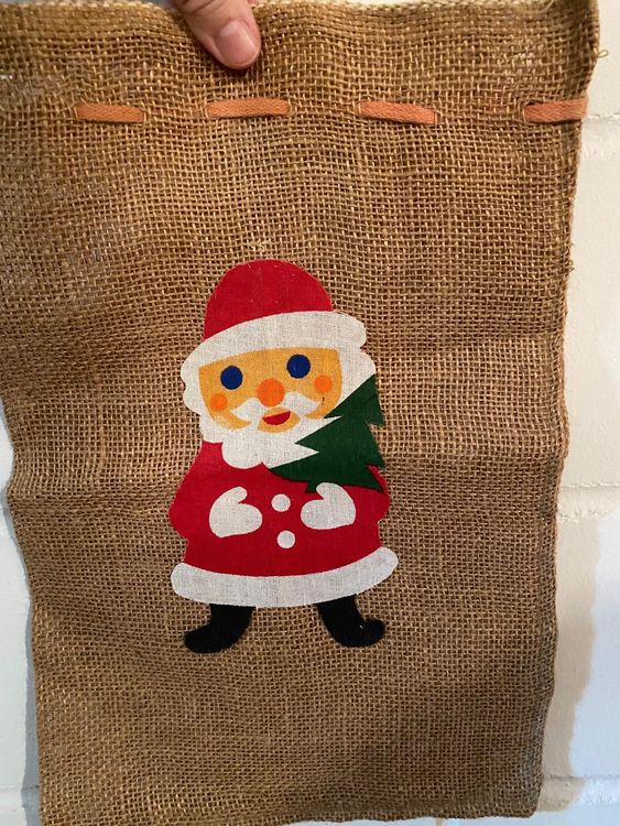 Samichlaussack mit Jute Stoffdeko (Gebraucht) in für CHF 1 – mit ...