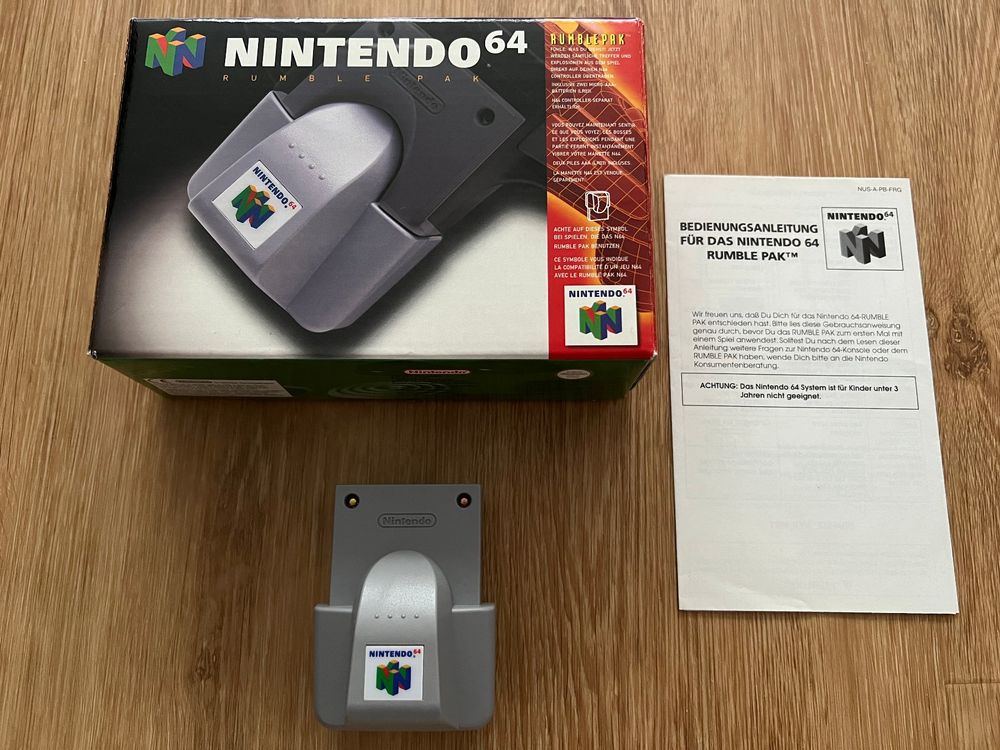 Original Nintendo 64 Rumble Pak OVP ***TOP*** | Kaufen auf Ricardo