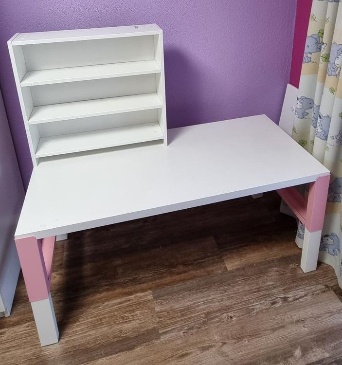 Kinderschreibtisch mit Aufsatz IKEA Pahl (Gebraucht) in Sins für CHF 1 – nur Abholung auf ...