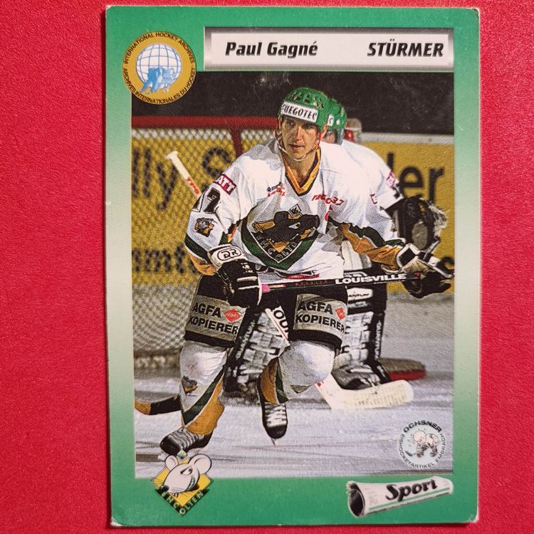 Paul Gagne - EHC OLTEN - 1993/94 (D'occasion) à Dübendorf pour CHF 2 – avec livraison | Acheter ...
