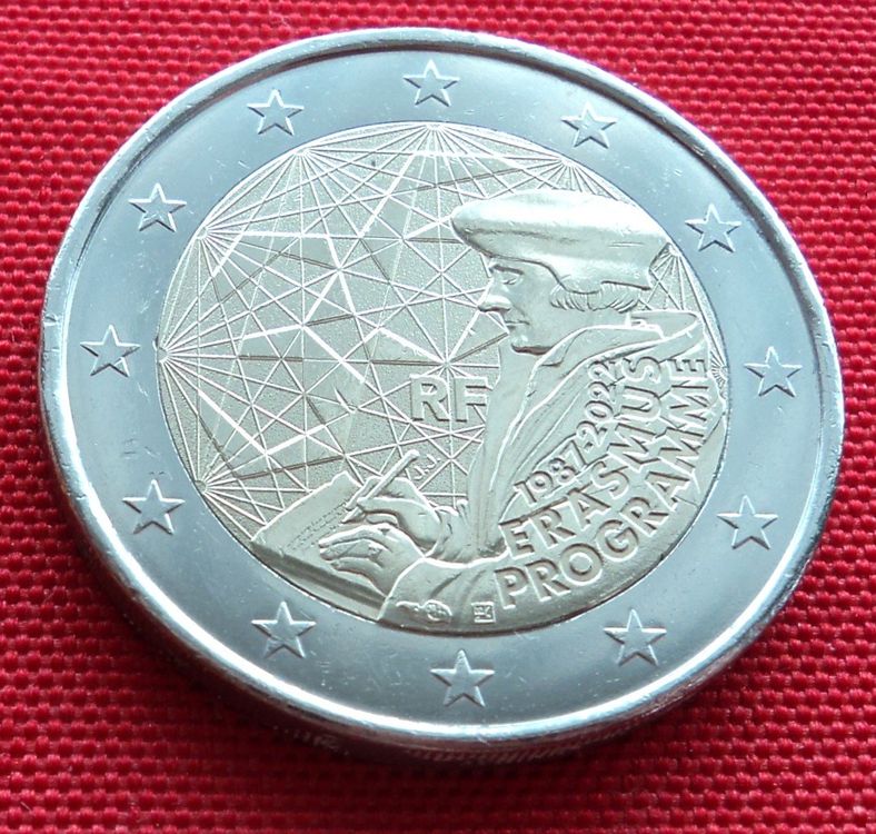 Frankreich: 2 Euro Programme Erasmus 2022, SS | Kaufen auf Ricardo