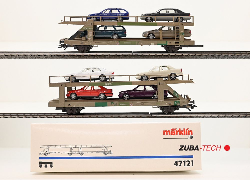 Märklin 47121 Autotransportwagen DB H0 WS mit OVP (Gebraucht) in St ...