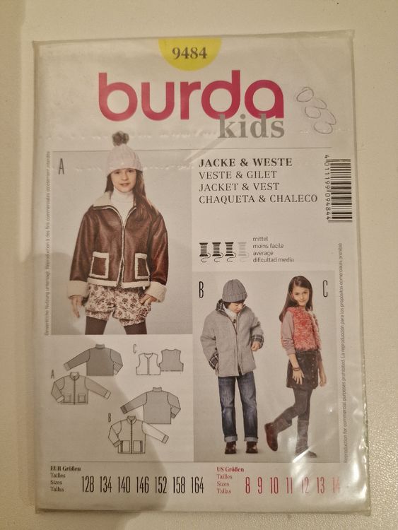 Schnittmuster Burda, Gr 128 bis 164 | Kaufen auf Ricardo