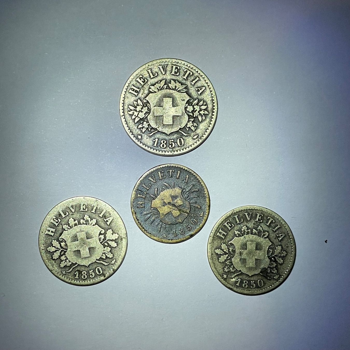 20 Rp. / 2 x 10 Rp. / 5 Rp. alle Jahrgang 1850 - ab Fr. 1.- (Gebraucht ...