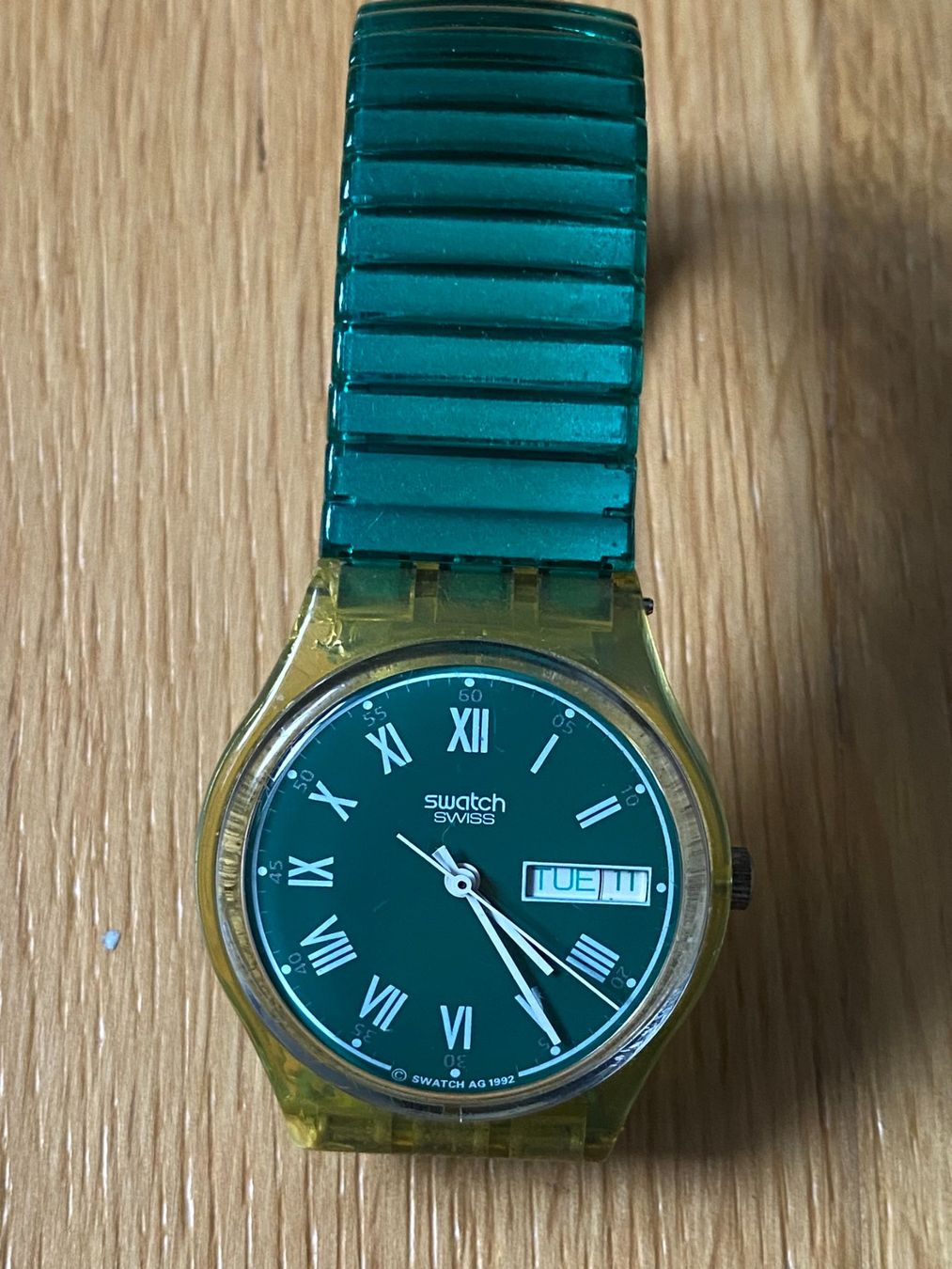 Vintage Swatch, 1993, GG704, Metal Skies Greenset (Gebraucht) in ...